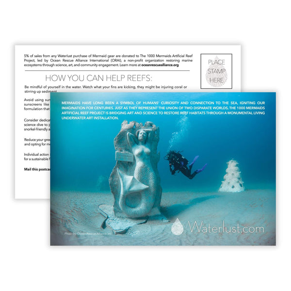 Mermaid Call-To-Action Postcard - Waterlust