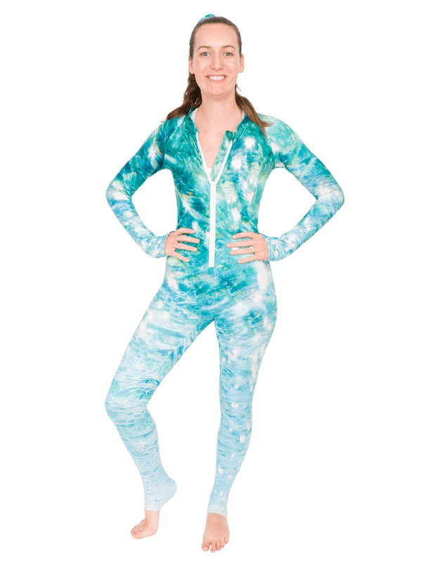 Sun-Kissed Sea Dive Skin/Sun Protection Suit | UPF 50+ Full Body ...